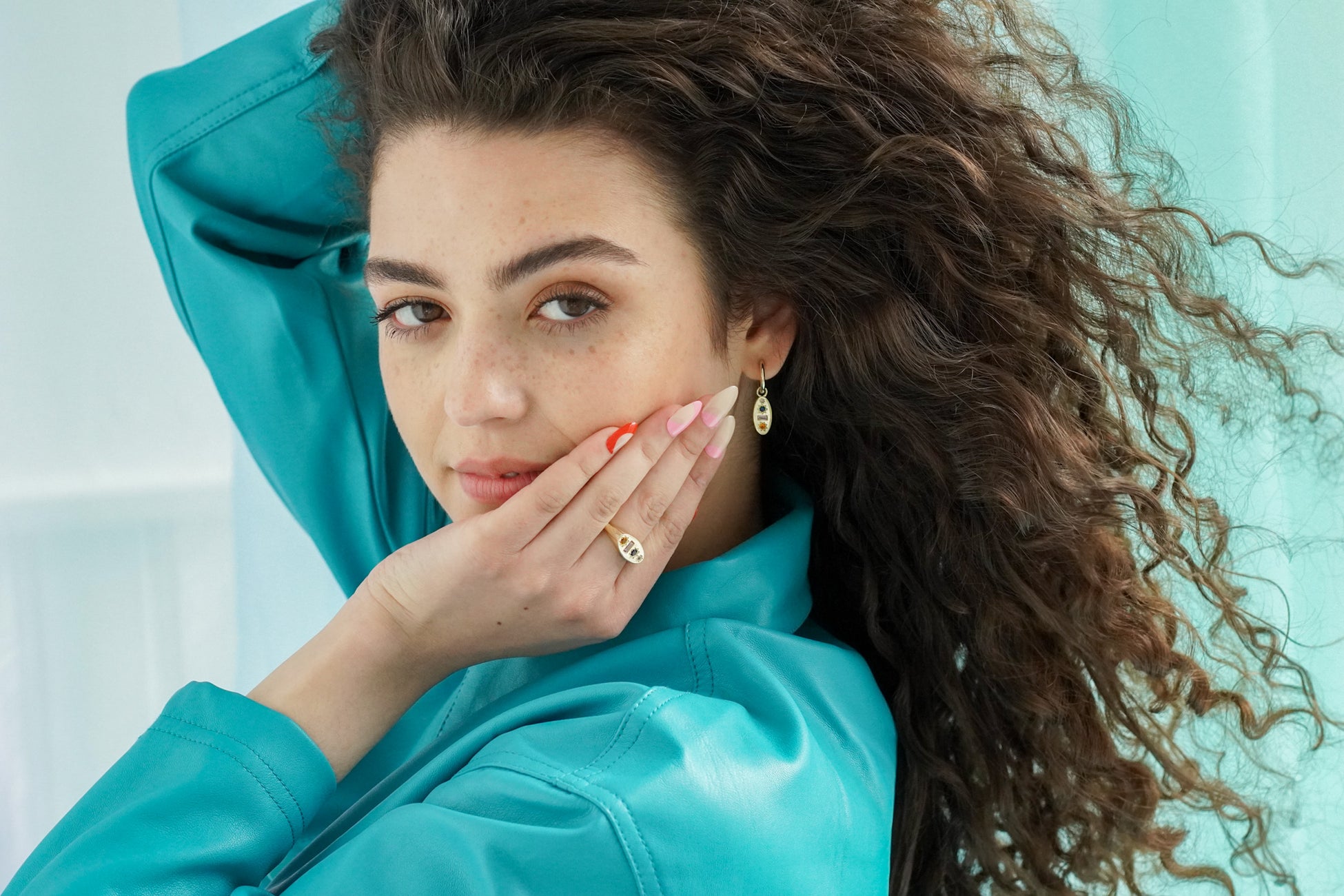 Playful, rainbow hued jewels, designed to radiate good vibes and light ...